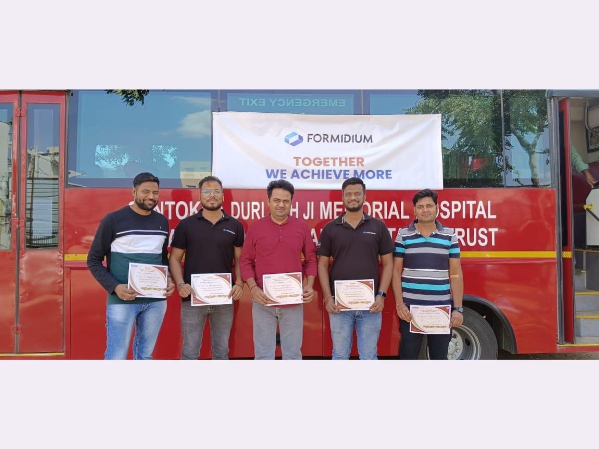 Formidium Employees Show Remarkable Enthusiasm in Blood Donation Camp ...