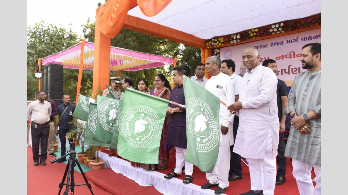 Gujarat State Road and Transport Department Inaugurates New Buses for ...