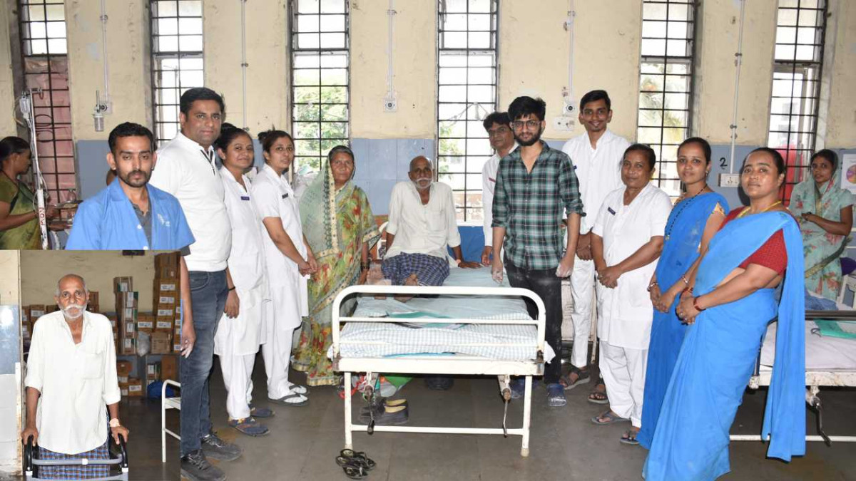 Surat Civil Hospital Offers New Lease on Life for Bedridden Farmer ...