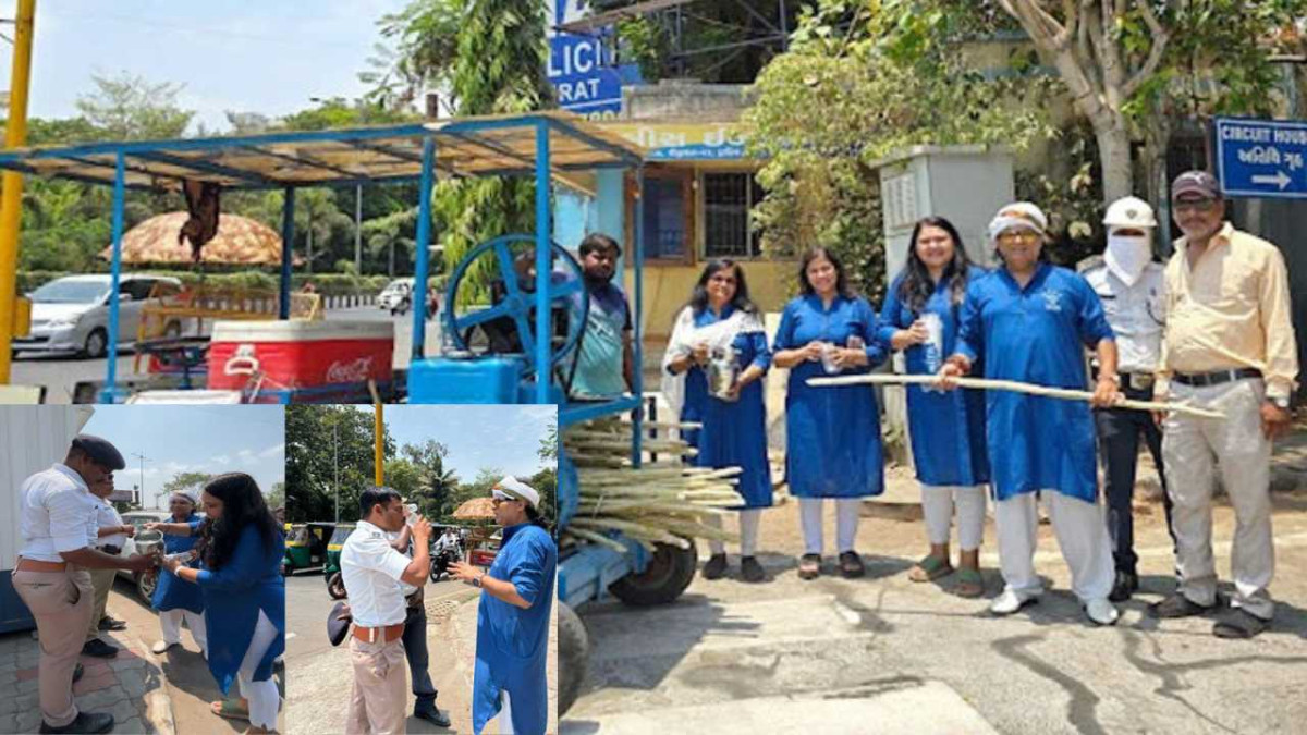 Surat's 'Jal Parb': Relief Efforts Amid Scorching Heat | Loktej Surat ...