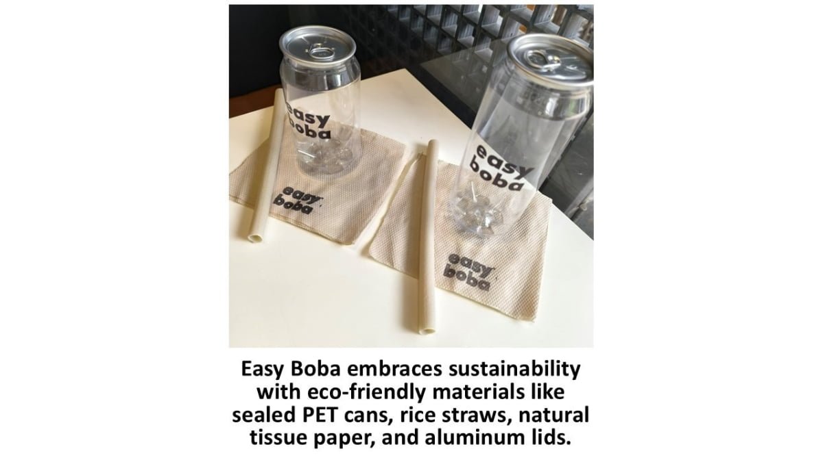 Innovative Eco-Friendly Packaging Sets Easy Boba Apart in the Beverage ...