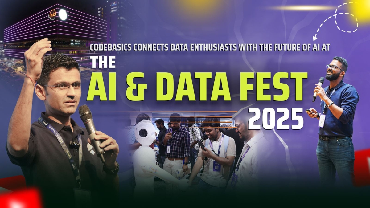 Codebasics Connects Data Enthusiasts With The Future Of AI At The AI & Data Fest 2025 | Loktej ...