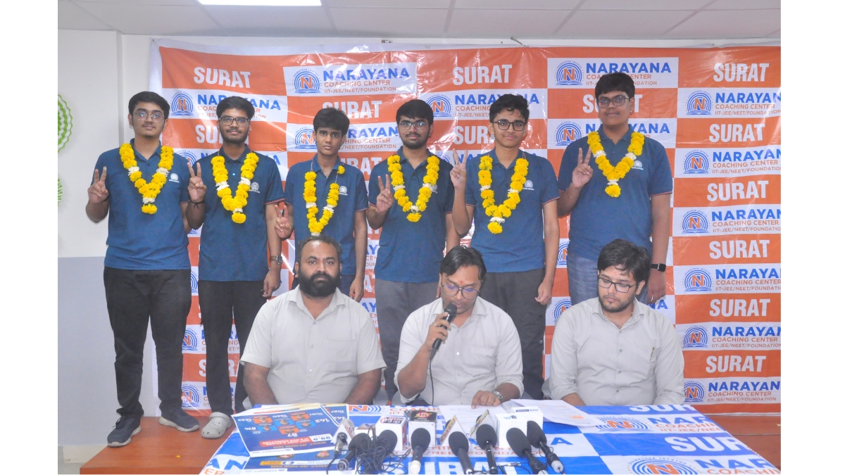 From Surat To Success: Narayana Coaching Center Students Excel In JEE Main 2025 | Loktej ...