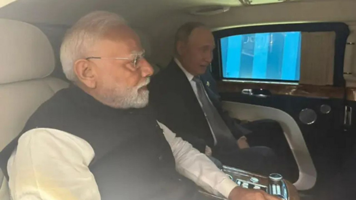 Putin gives PM Modi a ride in Aurus limousine, holds private talks on sidelines of SCO summit ...