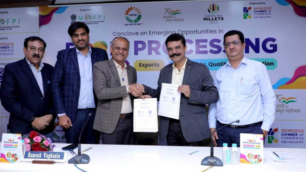 Surat : SGCCI Partners with Knowledge Chamber of Commerce and Industry to Boost Food Processing ...