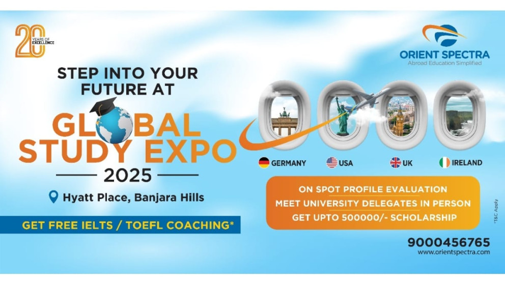 Orient Spectra Announces Global Study Expo 2025 in Hyderabad – Unlock Scholarships up to INR 5 ...