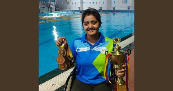 Gujarat CM Praises Para Swimmer Garima Vyas for Winning Two Golds at Special Khel Mahakumbh ...